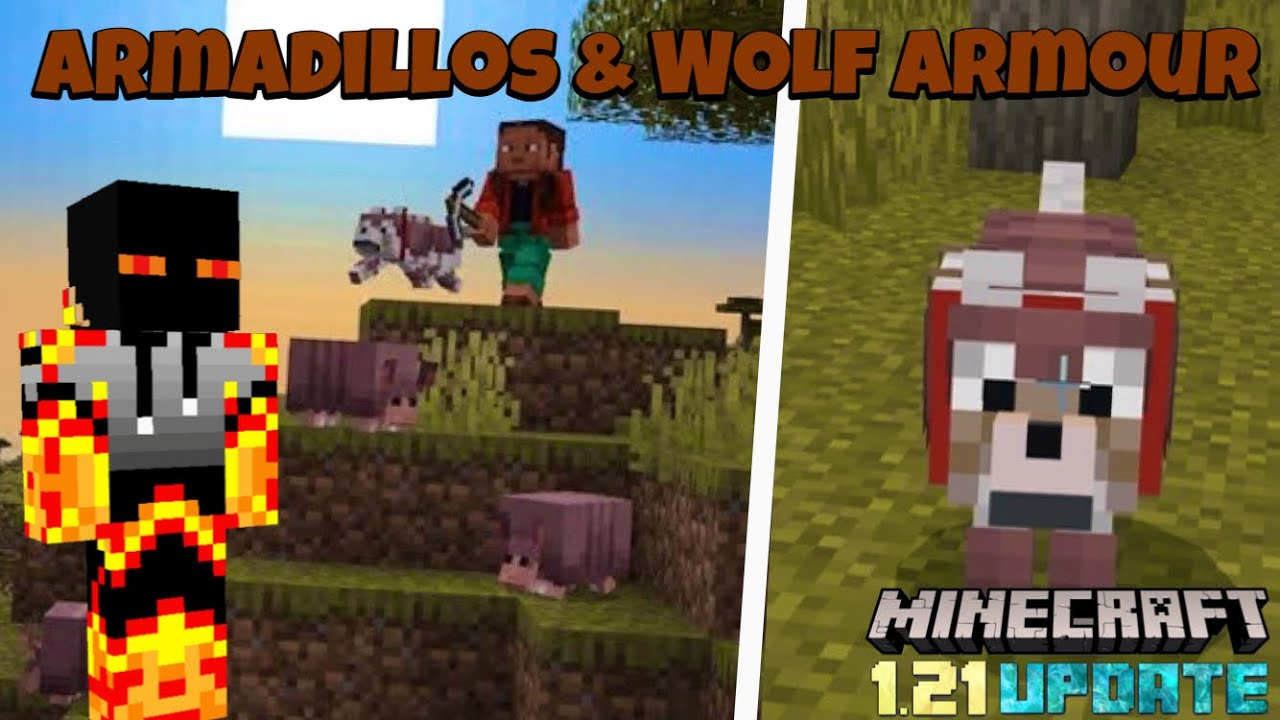 ARMADILLOS & WOLF ARMOUR! | Minecraft 1.21 - YouTube