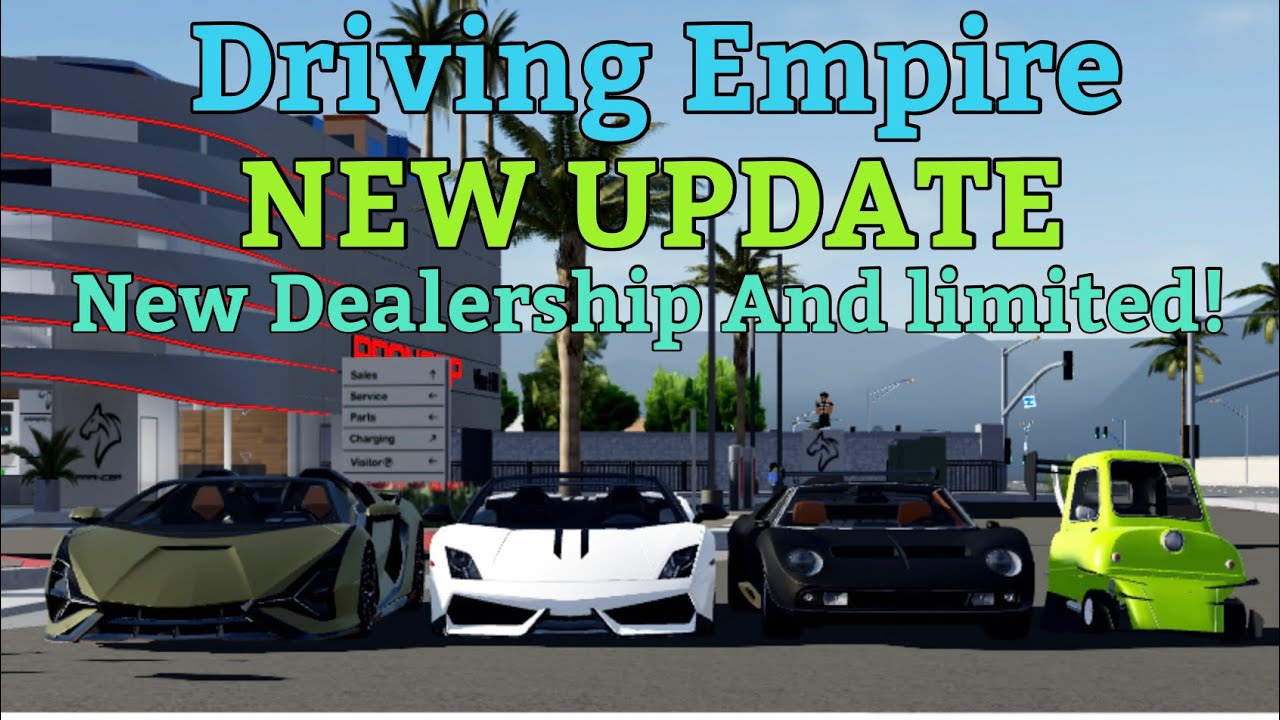 DRIVING EMPIRE *NEW UPDATE* NEW LIMITED AND MORE! - YouTube