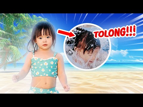 DETIK- DETIK YUKA-CHAN HAMPIR TERBAWA ARUS LAUT!! | vlog