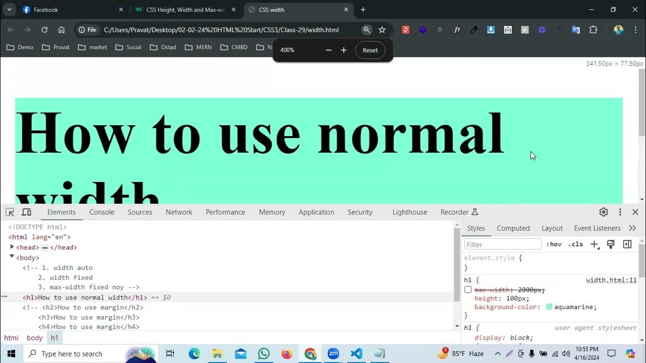 What is the difference between width and max-width? - YouTube