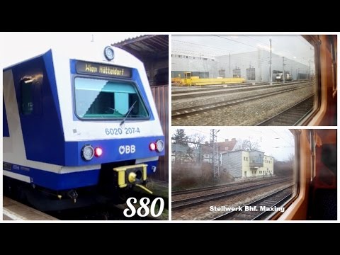 4020 270: Linie S80 Wien Hbf. - Wien Hütteldorf (S-Bahn Wien) - YouTube