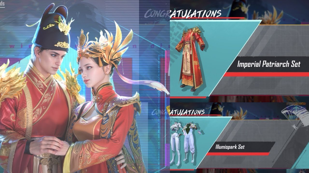 Imperial Patriarch Set | Illumispark Set | Lucky Spin | ️ PUBG Mobile ️ ...