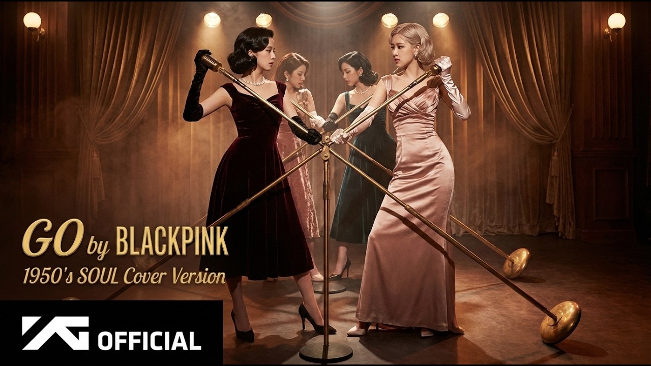 “GO” by BLACKPINK 1950's SOUL Cover Version | Official Visualizer - YouTube