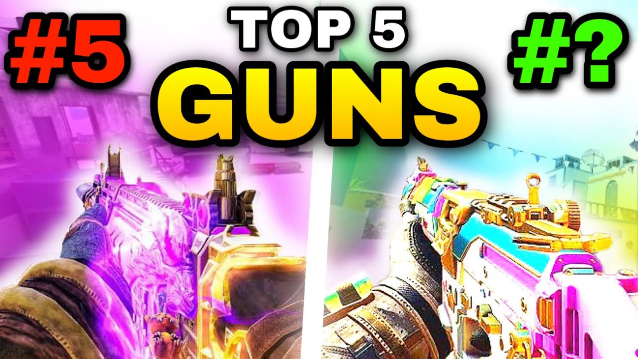 TOP 5 GUNS in COD Mobile! + Gunsmith Loadouts/Class Setups! - YouTube