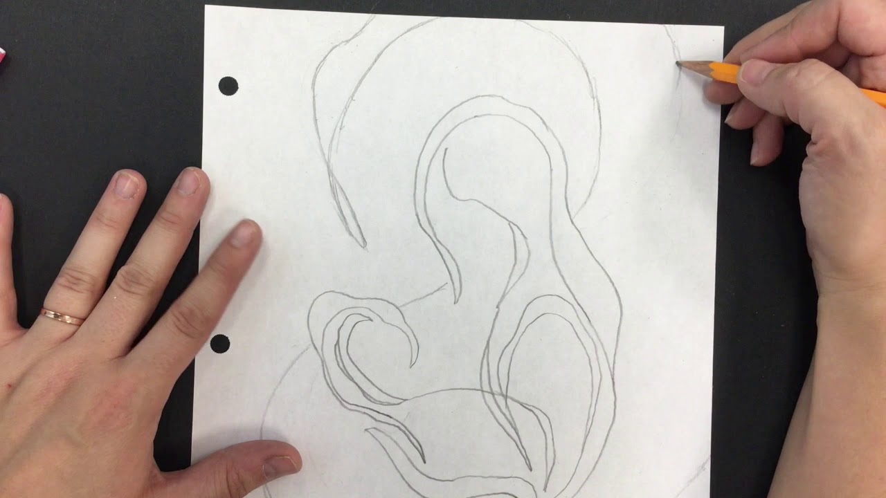 Drawing Final Abstract Song Design - YouTube