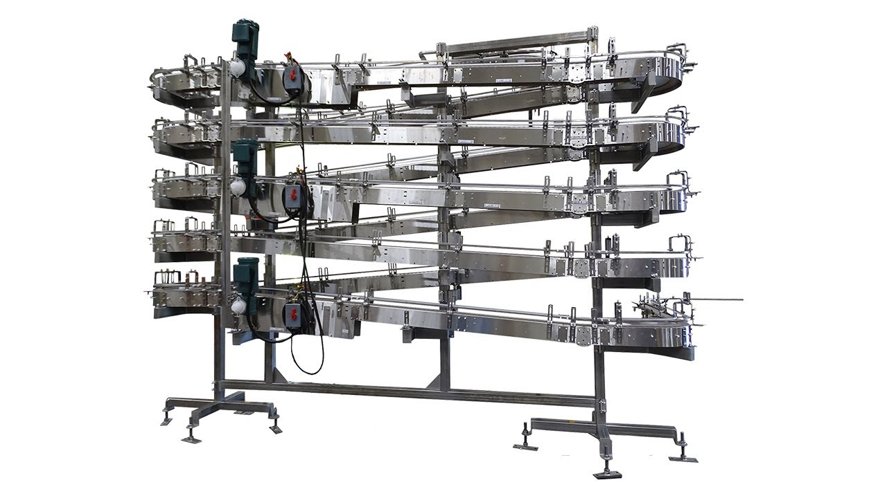 Alpine Accumulation Conveyor by Nercon - YouTube