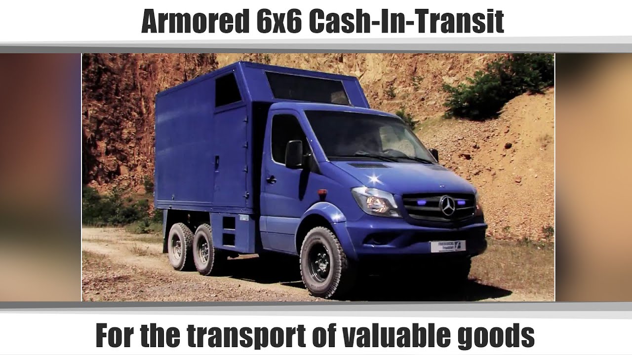 Armored Mercedes-Benz Sprinter 6x6 Cash-In-Transit – valuable goods ...