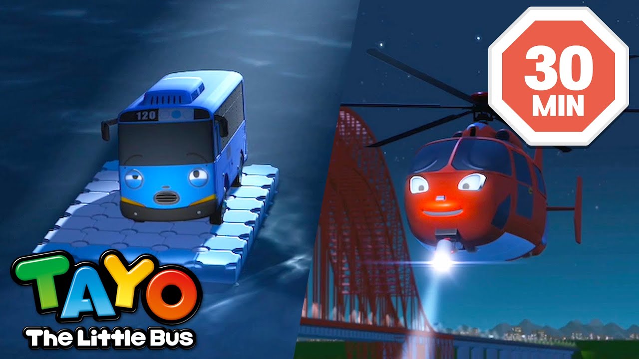 Tayo English Episode | Somebody help us! | Air comes to rescue Tayo🚁 ...