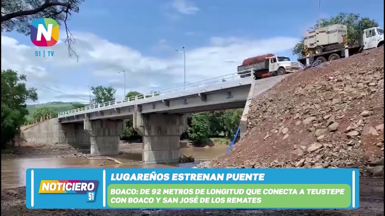 Nuevo puente conecta a Teustepe con Boaco y San José de los Remates ...