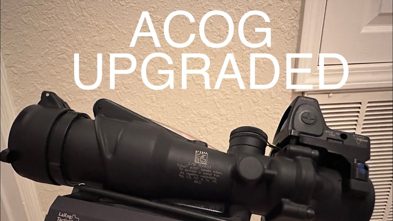 Trijicon ACOG TA31F 4x Upgraded! Larue, RMR, RM35, ARD KillFlash - YouTube