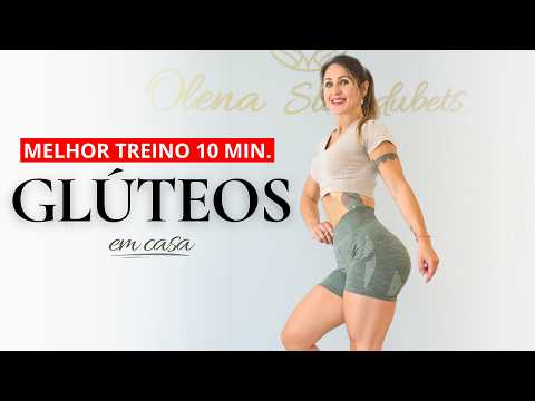 10 MIN. DO TREINO DE GLÚTEOS INTENSO EM CASA para Ganhar Massa