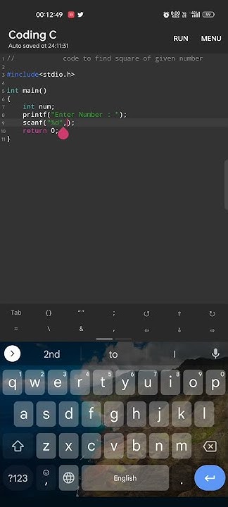 #3 Square of a Number Using C Language - YouTube