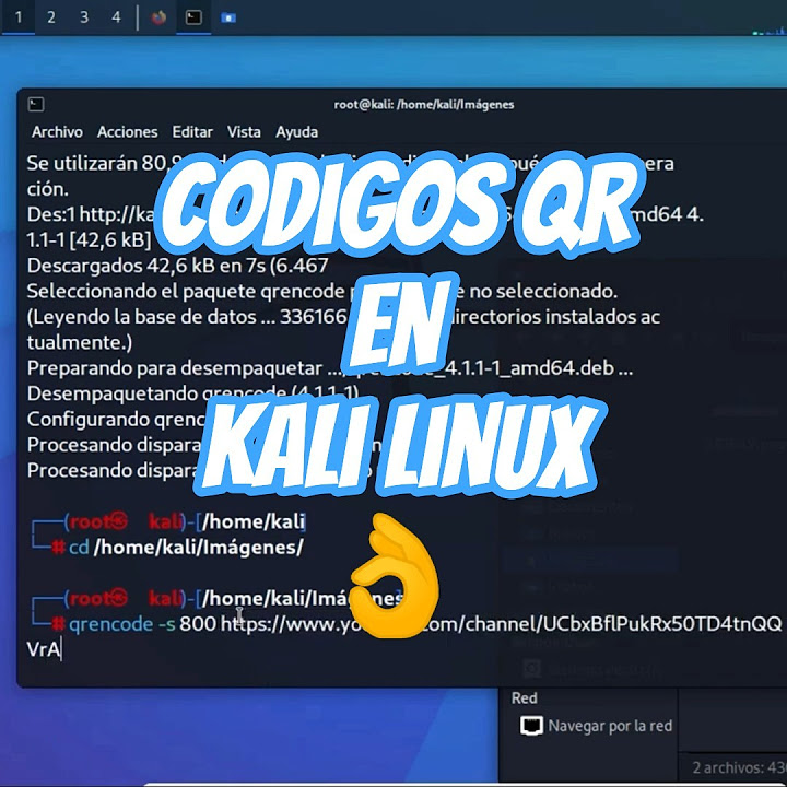 Crear Códigos QR en Kali Linux con QRencode 👌 Genera QR Codes 🔍 #qr #kali #hack #pc #parati #web ...