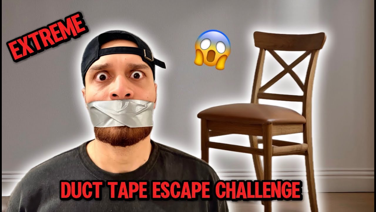 EXTREME! Duct Tape Escape Challenge - YouTube