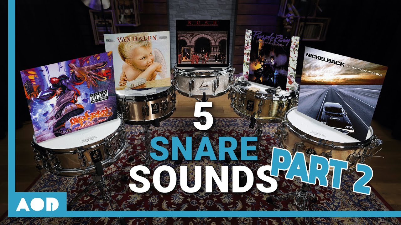 5 Legendary Snare Sounds Pt. 2 | Recreating Iconic Drum Sounds - YouTube