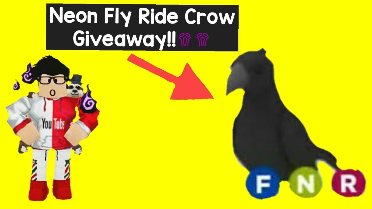 Neon Fly Ride Crow Giveaway!:O(190 Subscribers Special) - YouTube