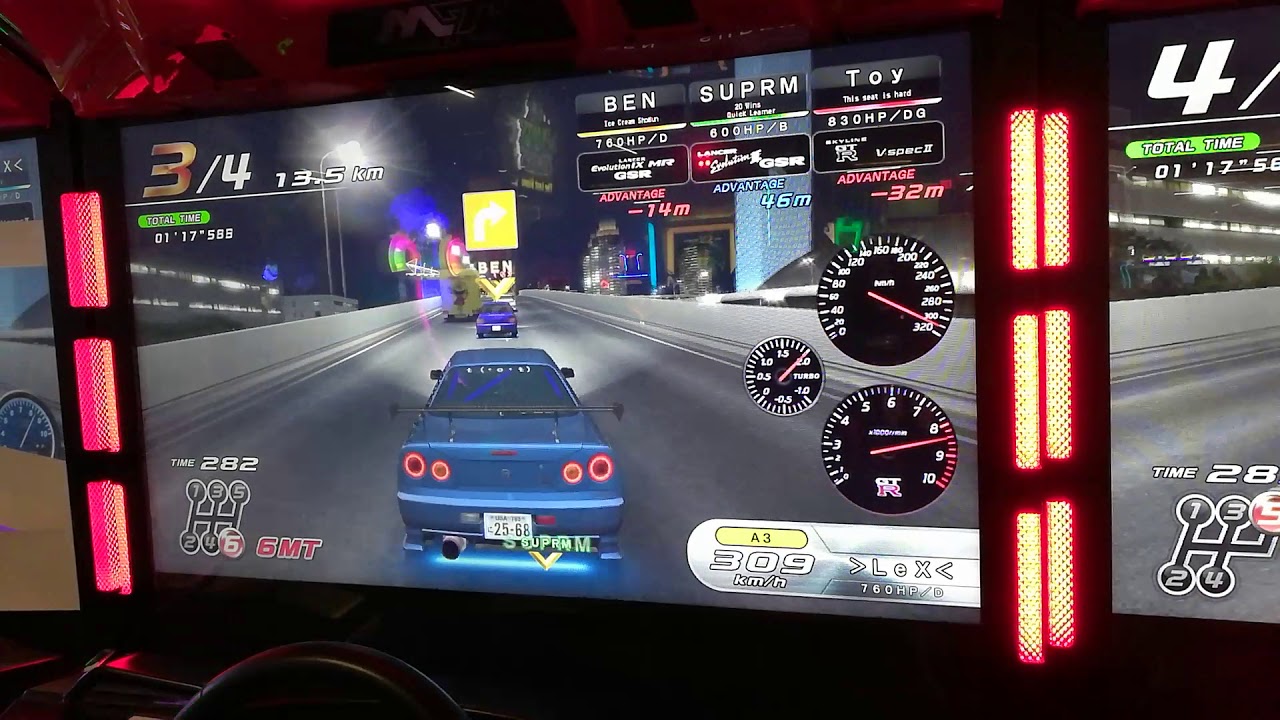 Wangan Midnight Maximum Tune 5 Friendly Battle (Toy VS LeX VS SUPRM VS ...