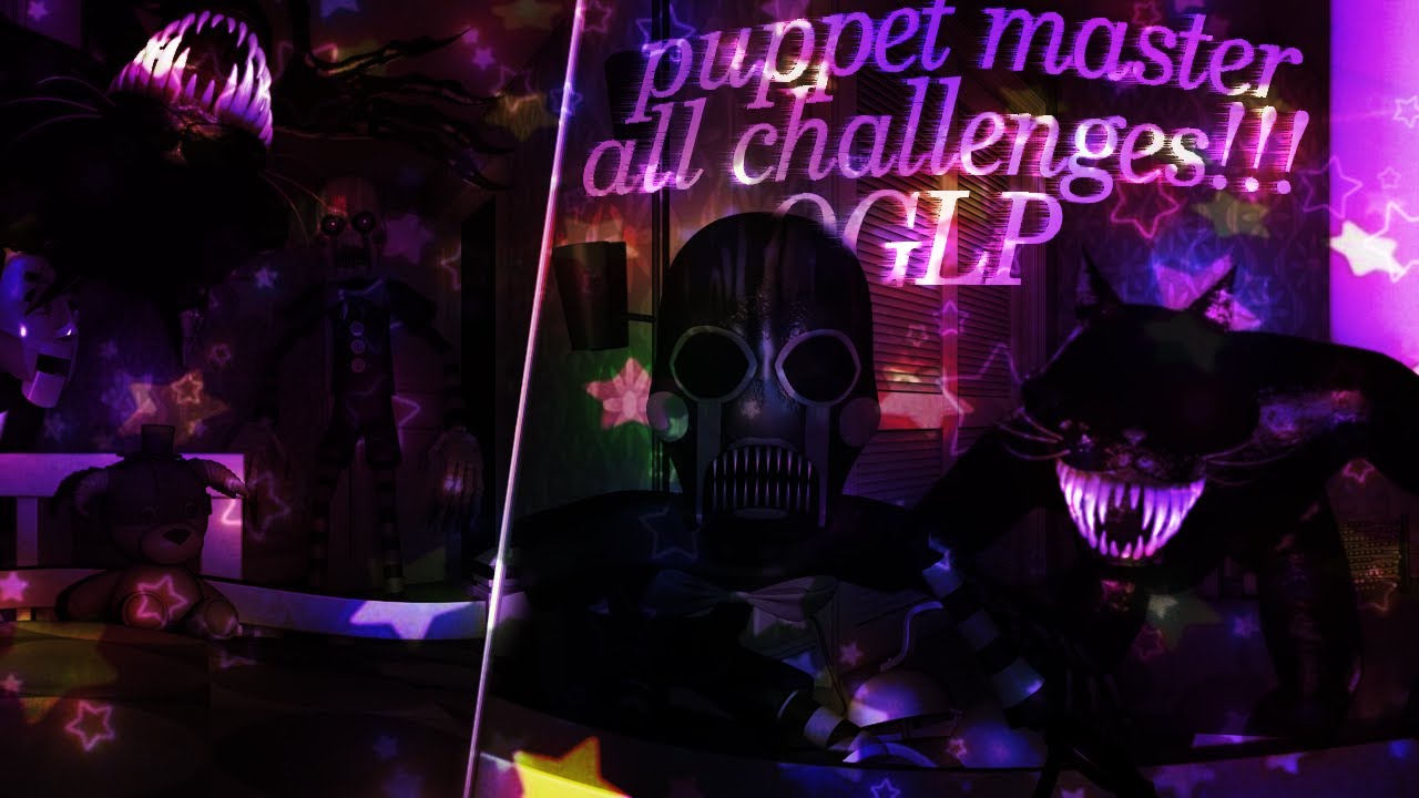 Puppet Master All Challenges OG Laser Pointer | FNaC 3 Custom Night ...