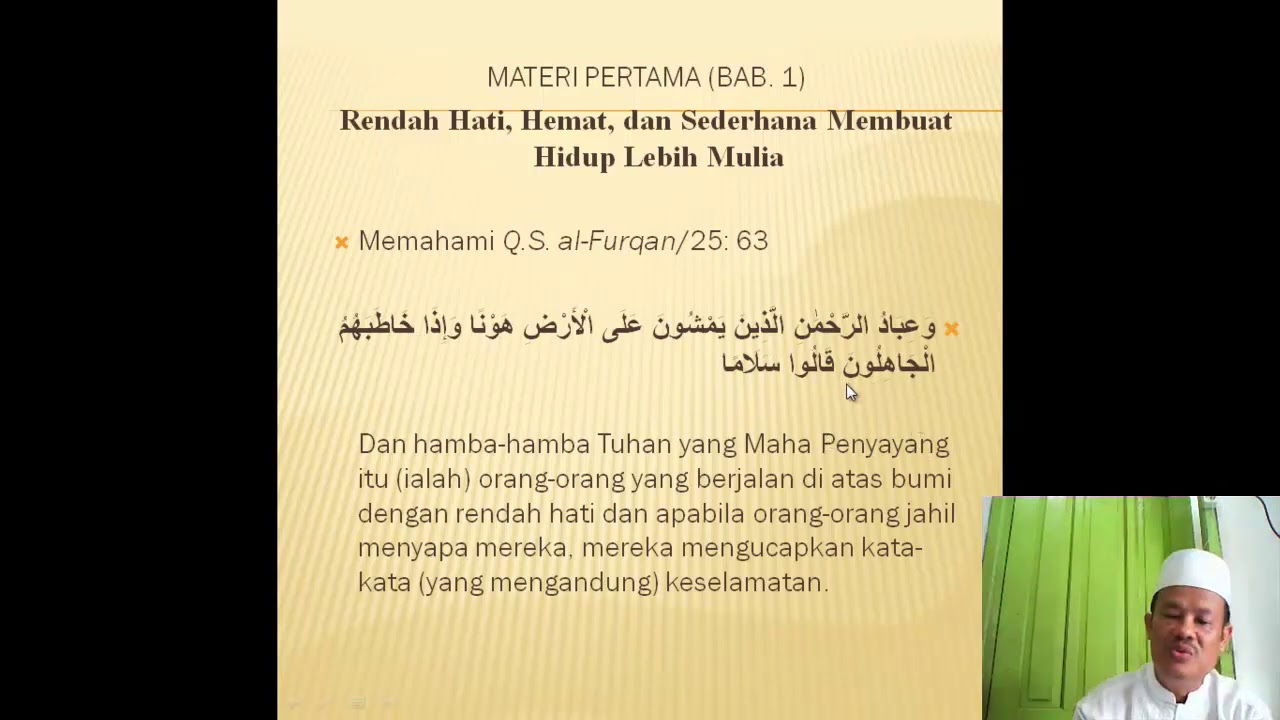 Rendah Hati, Hemat, dan Sederhana membuat hidup lebih mulia - YouTube