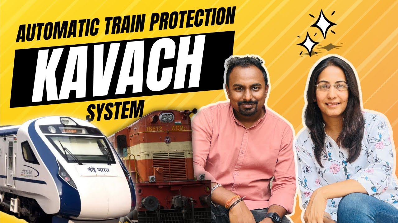Made in India Automatic Train Protection System| KAVACH |# ...