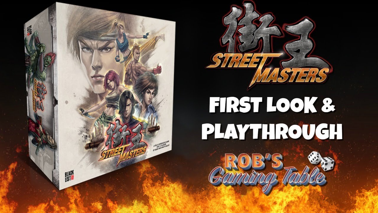 Street Masters First Look & Solo Playthrough 🕹️👊🎲 - YouTube