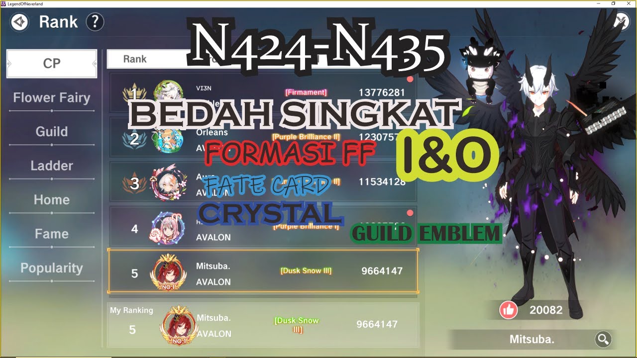 REVIEW SINGKAT AKUN TOP 5 SERVER PALING KERAS N424-N435 - THE LEGEND OF ...