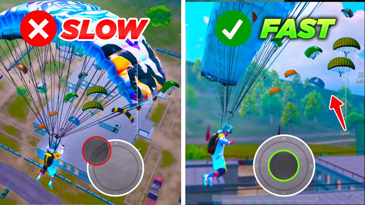 NEW Parachute Tricks Make You Land Faster | PUBG MOBILE - YouTube
