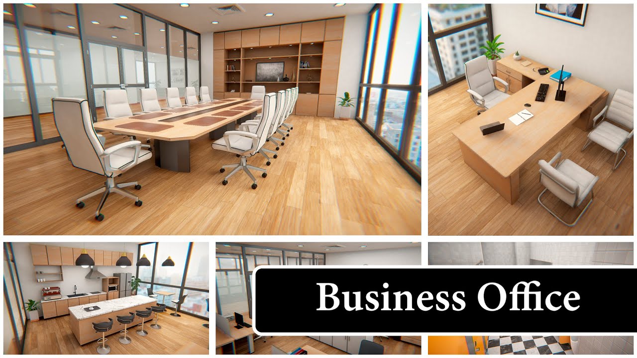 Business Office Assets 3D for Unity - YouTube