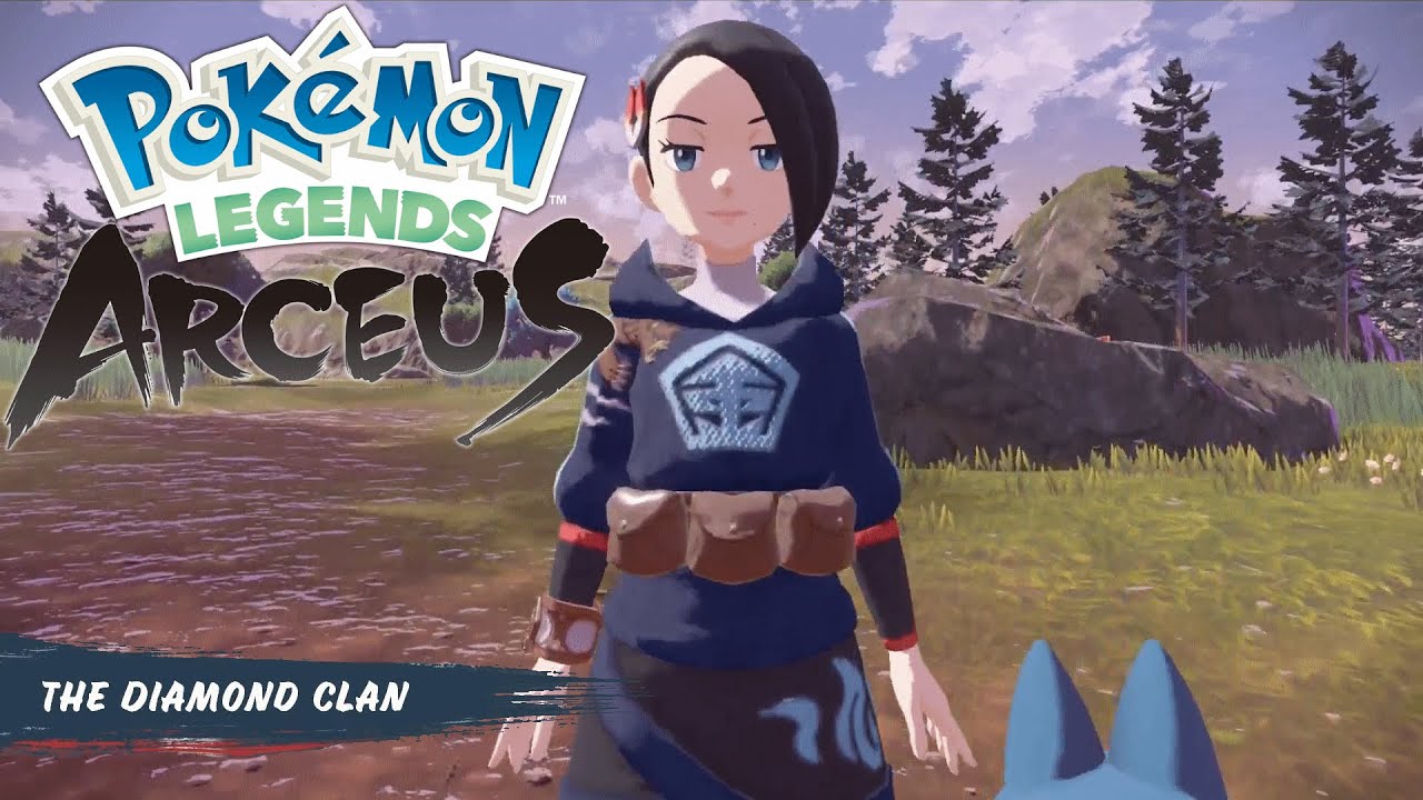 Pokemon Legends: Arceus - Vs Diamond Clan Warden Mai (1st Battle) - YouTube