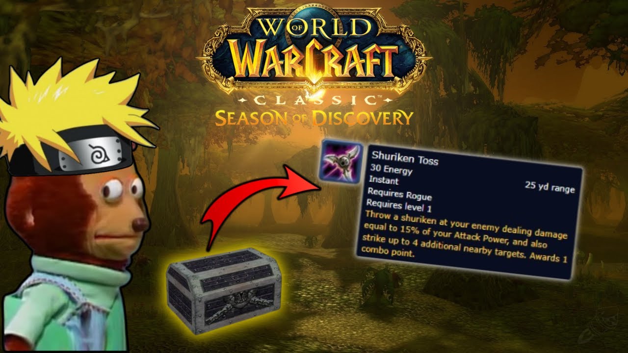 Rogue Shuriken Toss Rune Location Guide - Season of discovery Phase 2 ...