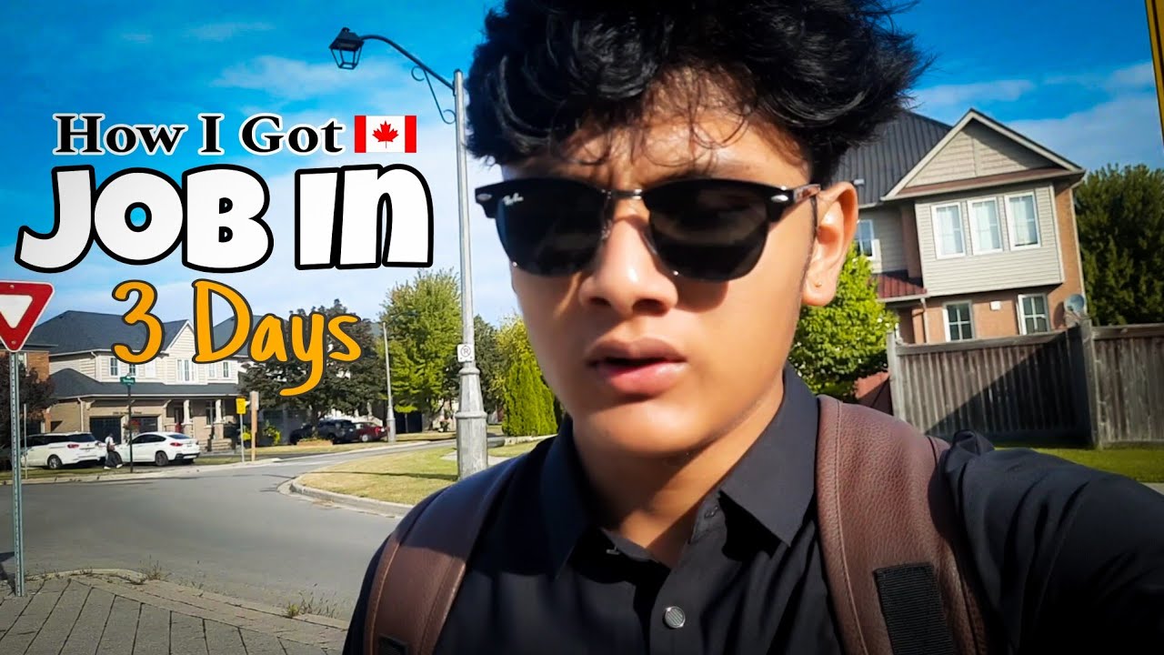 I got my First job in 3 days 🇨🇦|| Ground reality of Jobs in Canada 🇨🇦 ...
