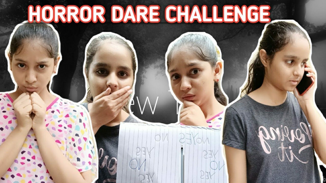 Extreme Horror Dare Challenge|Gone wrong | Shraddha's Wonderland - YouTube