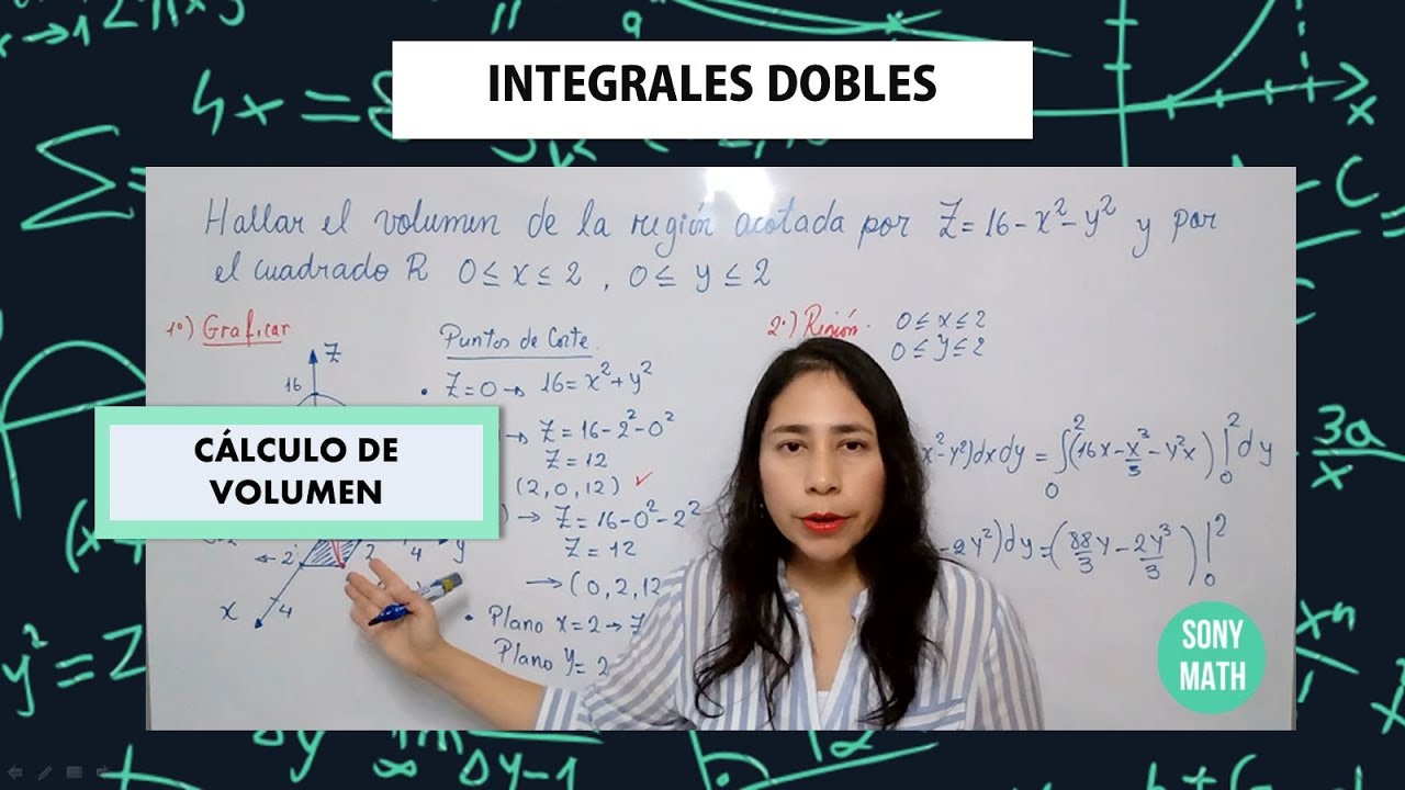 VOLUMEN por INTEGRALES DOBLES - YouTube