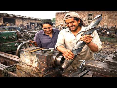 Ultra Hassasiyet - Pakistan Atölyeleri Büyük Endüstriyel Parçaları Nasıl Üretiyor? - @hydraulichands