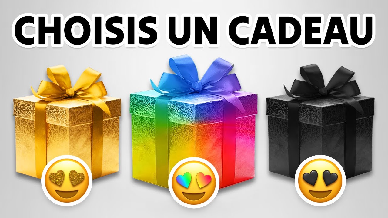 Choisis ton CADEAU...! 🎁 ARC-EN-CIEL, OR ou NOIR ? 🌈⭐️🖤 - YouTube