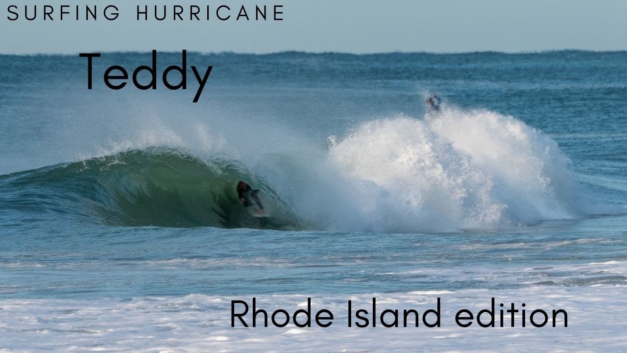Surfing Hurricane Teddy: Rhode Island Edition - YouTube