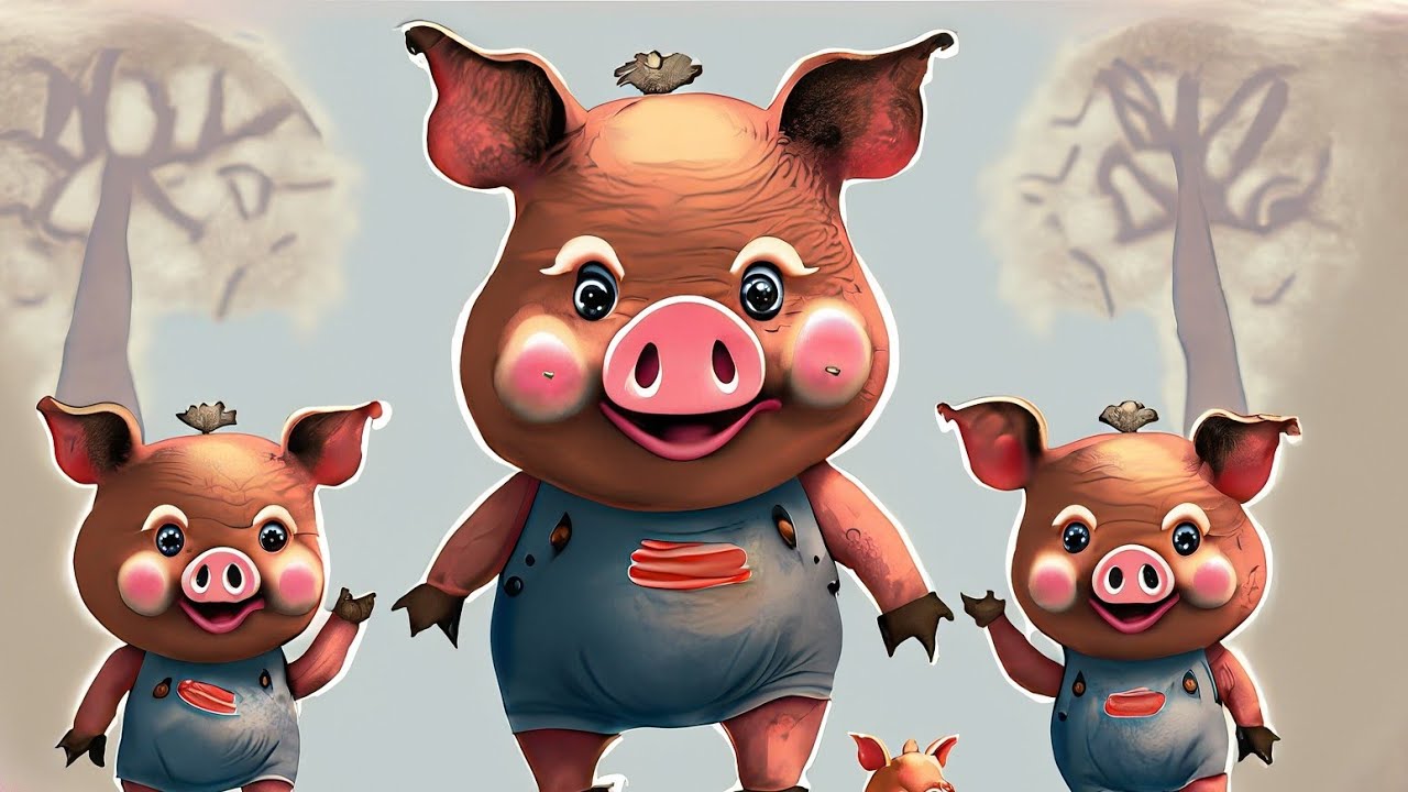 The Three Little Pigs | Moral Story | Inspiring Raindrops - YouTube