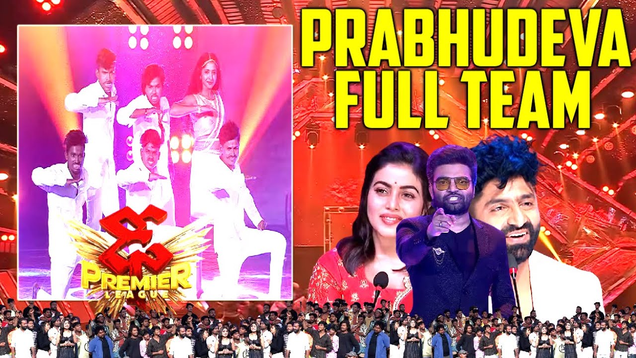 Prabhudeva Master Team Promo | Dhee Premier League | Shekar Master ...