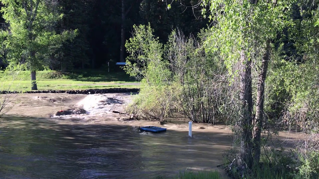 Rio Blanco River Flowing into Grover Wetlands - YouTube