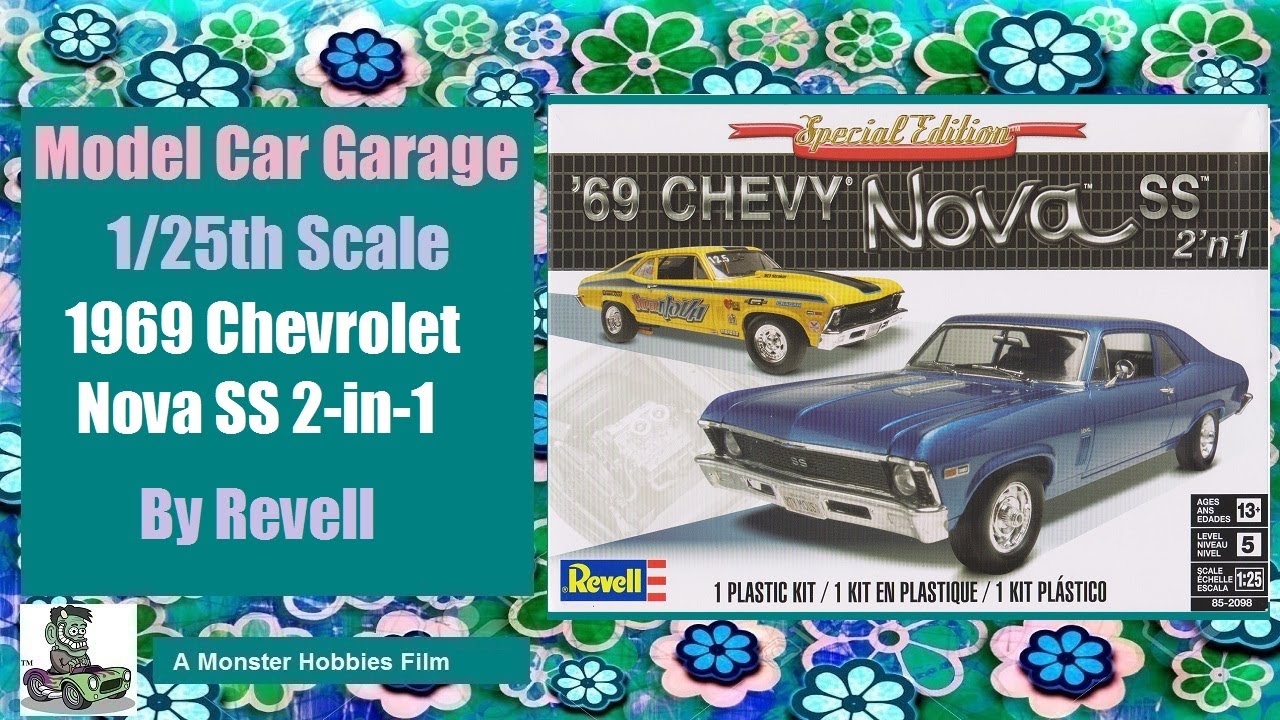 Unboxing The Revell 1969 Chevrolet Nova 2-in-1 Model Car Kit - Advanced ...
