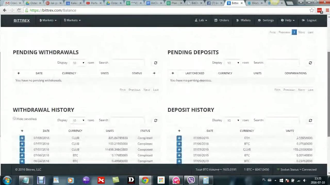 Jak przelać Bitcoiny z Blokchain na giełde Bittrex? - YouTube