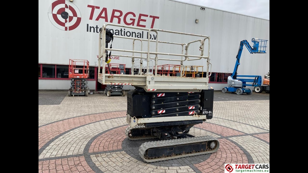 783457 ALMAC BIBI 870-BL EVO TRACKED DIESEL SCISSOR WORK LIFT 790CM ...