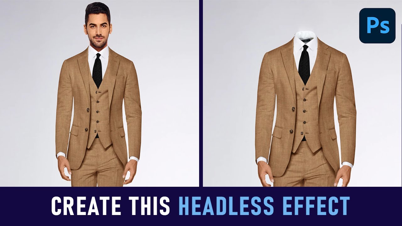How to create headless effect in photoshop - YouTube