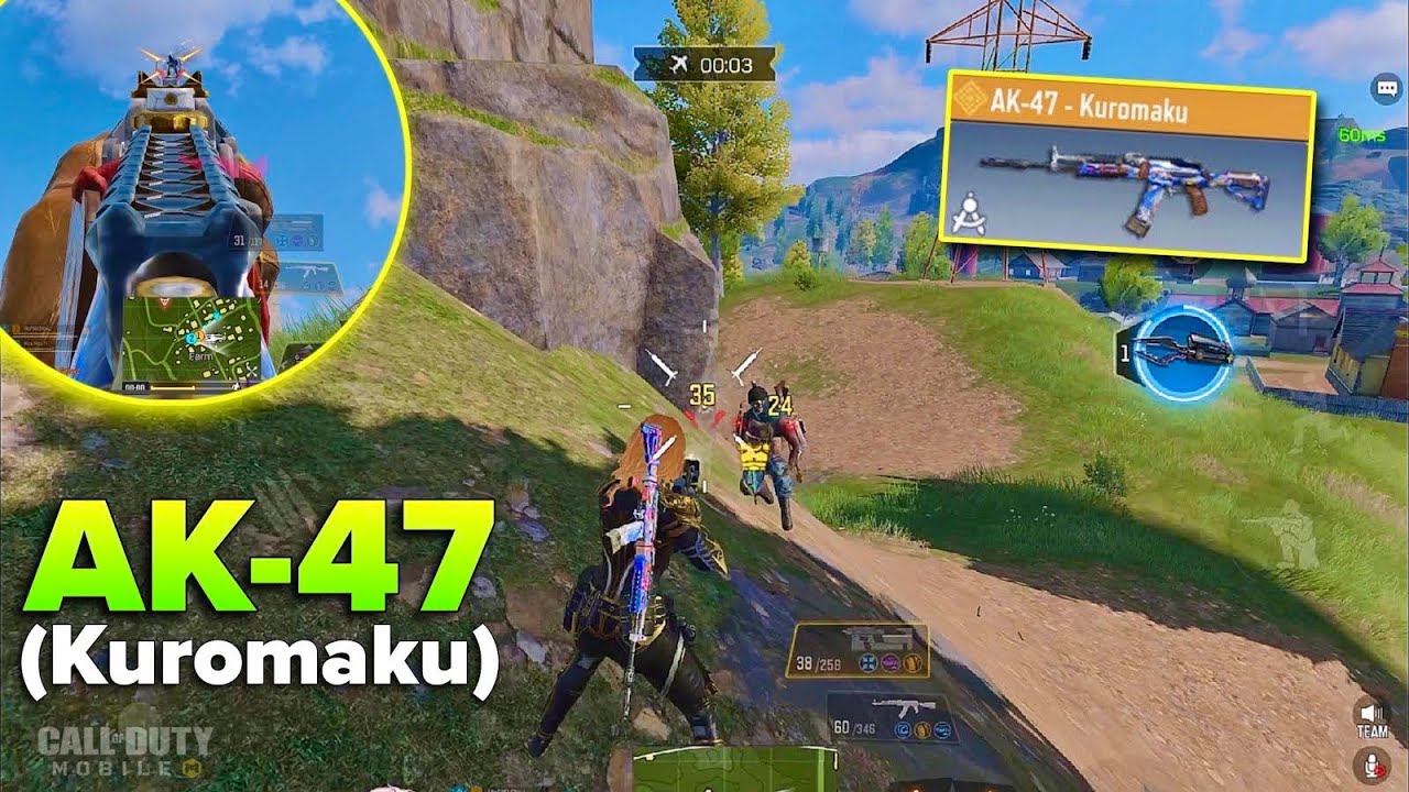 AK-47 Kuromaku One Of The Best AR In CODM | HANDCAM+ Gyro | CODMOBILE #codm #codmobile - YouTube