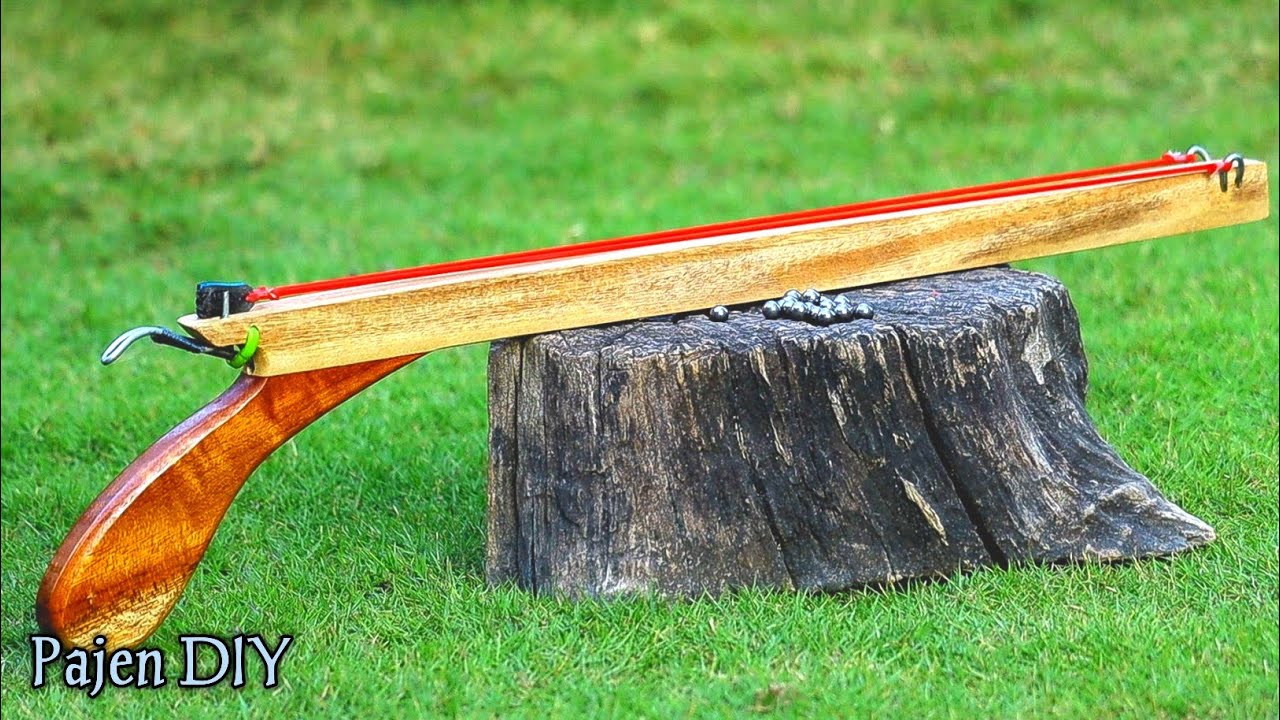 Easy Way To Make Accurate Wooden Slingshot - YouTube