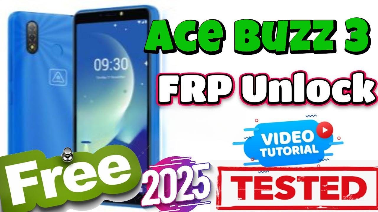 🔧 Ace Buzz 3 Hard Reset & Bypass FRP | UnlockTool 2025 🔧 - YouTube