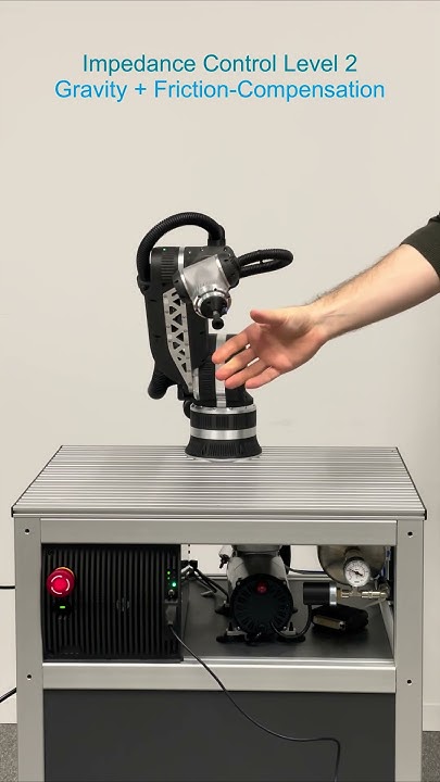 My 6-axis robot arm with impedance control - level 2 - YouTube