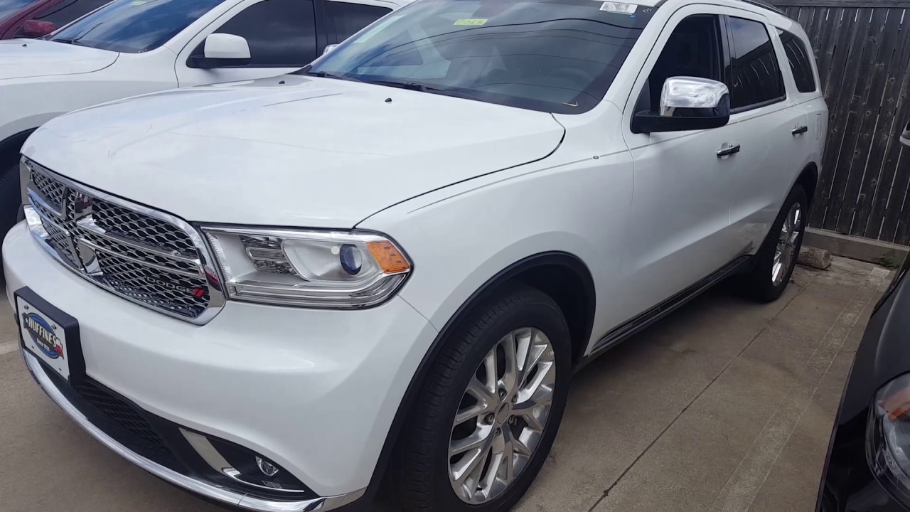 2017 Dodge Durango SXT - YouTube