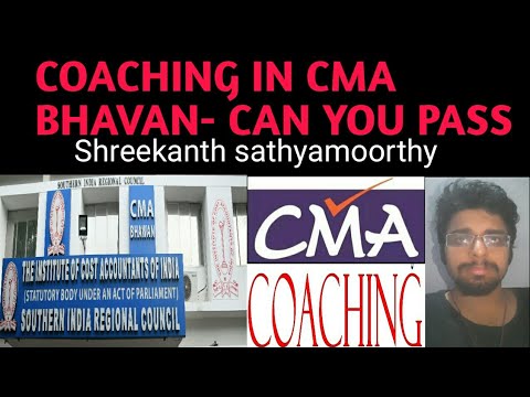 Can You Pass ICMA by Going For Coaching In CMA Bhavan|Tamil|Shreekanth ...
