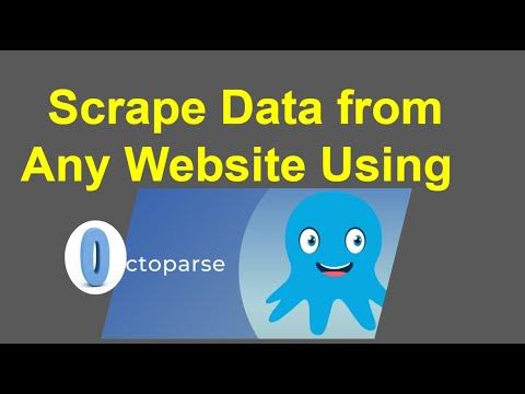How to scrape data from any website using octoparse | octoparse Tutorial | Earn money with ...